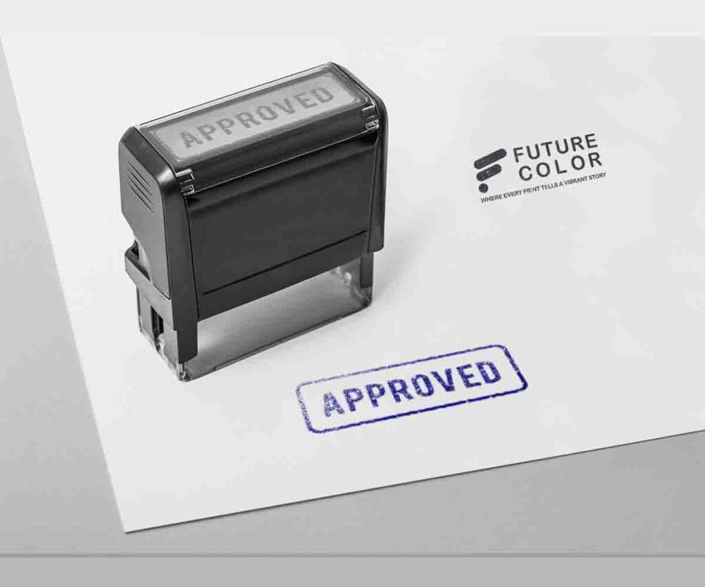 Self-inking Rectangular Rubber Stamp Printing In Riyadh
